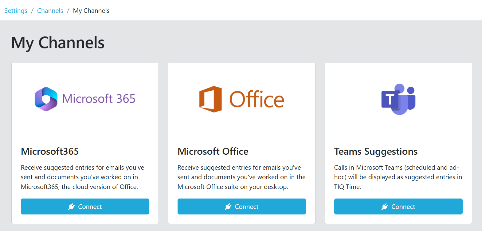 Microsoft 365 Integration – TIQ Time